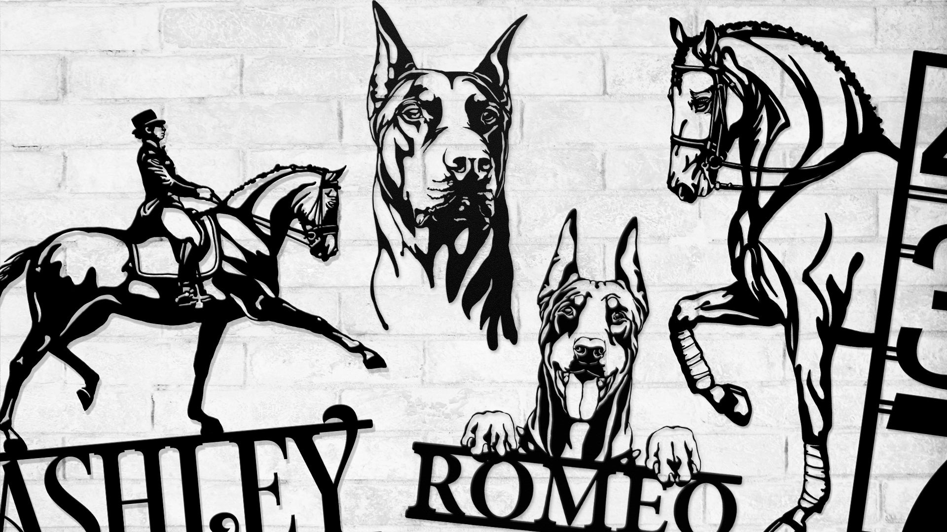 Metal Wall Art and Signs – Fido & Flicka